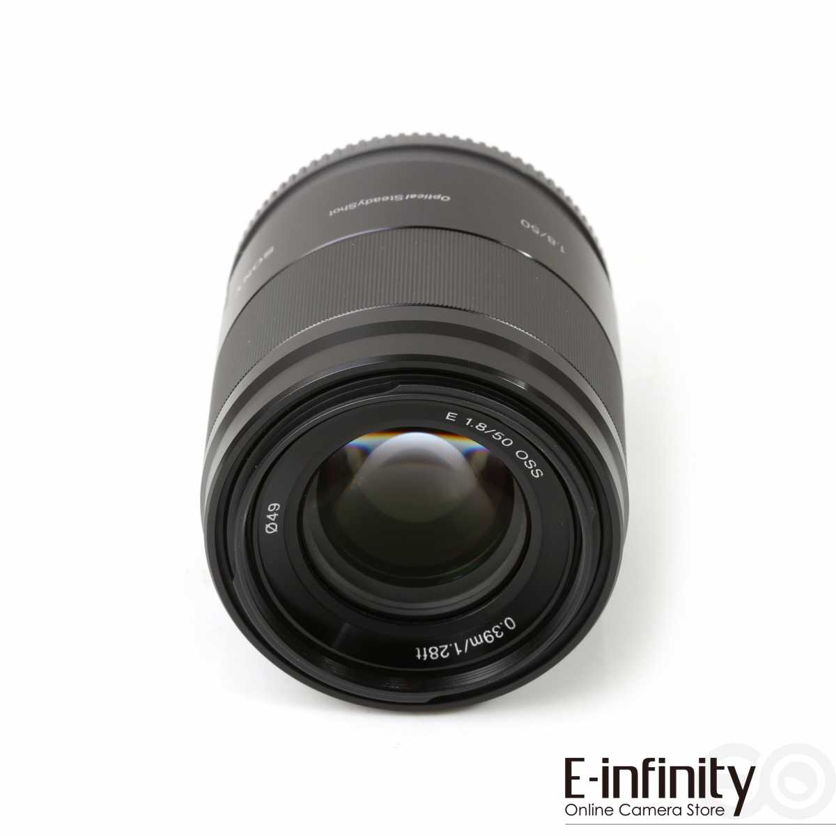 Buy Sony E 50mm F1.8 OSS E-mount Lens SEL50F18 (Black) - E-Infinity