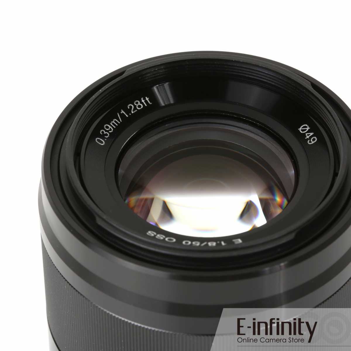 Buy Sony E 50mm F1.8 OSS E-mount Lens SEL50F18 (Black) - E-Infinity
