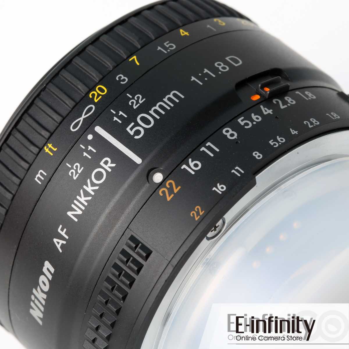 Buy Nikon Nikkor AF 50mm f/1.8D Lens - E-Infinity