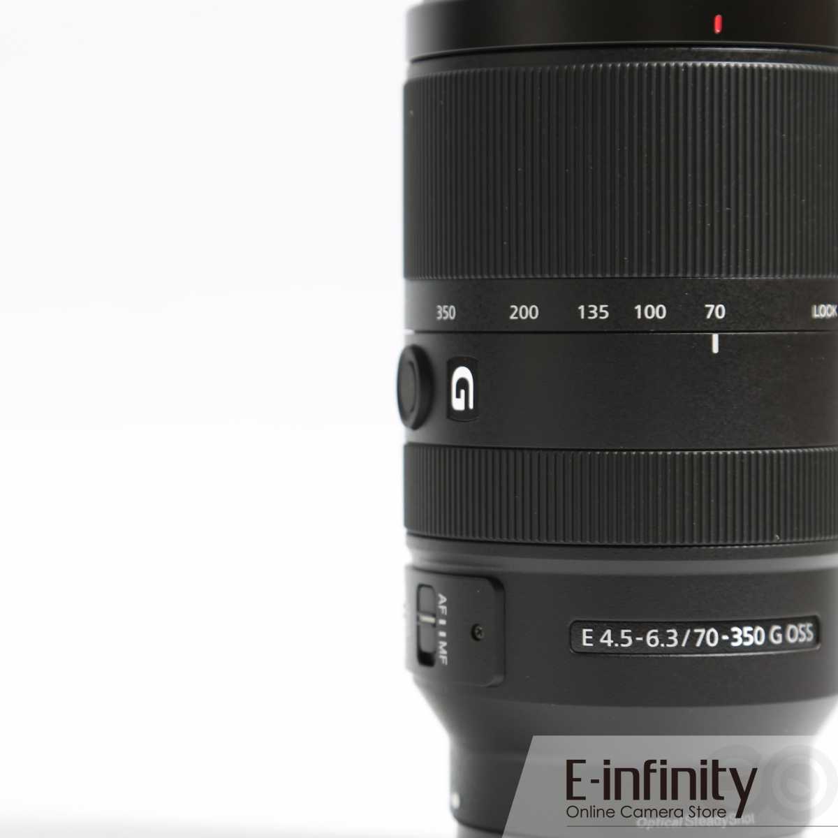 Buy Sony E 70-350mm F4.5-6.3 G OSS Lens (SEL70350G) - E-Infinity
