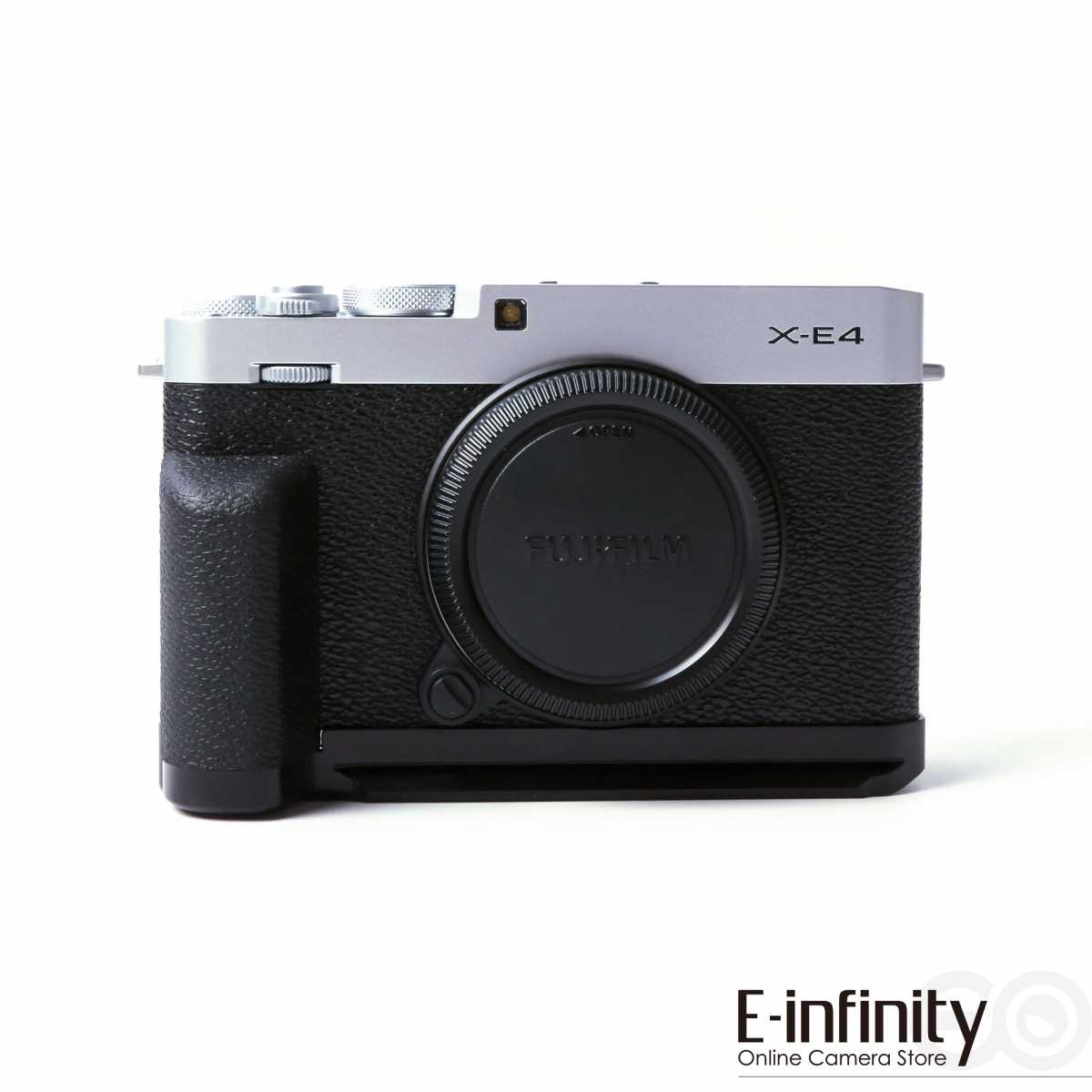 Buy Fujifilm X-E4 Mirrorless Digital Camera with MHG-XE4 and TR-XE4 Kit (Silver) - E-Infinity