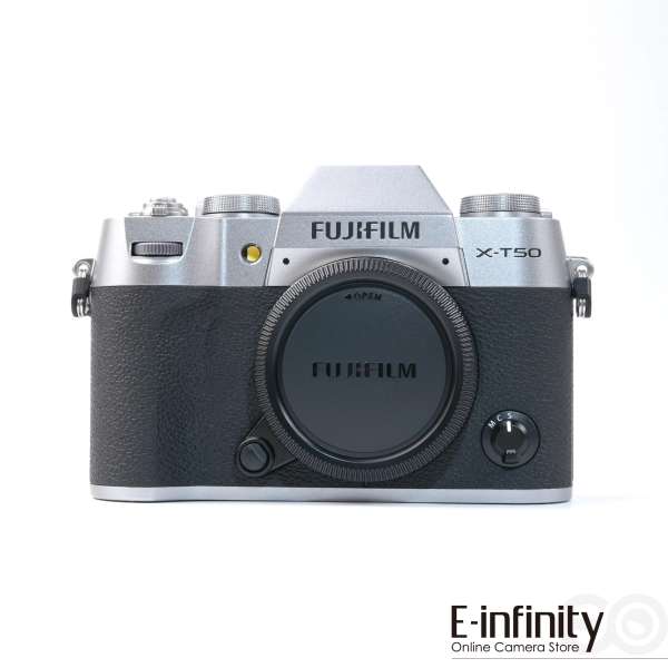 Buy Fujifilm X-T50 Mirrorless Digital Camera Body Only (Sliver) - E-Infinity