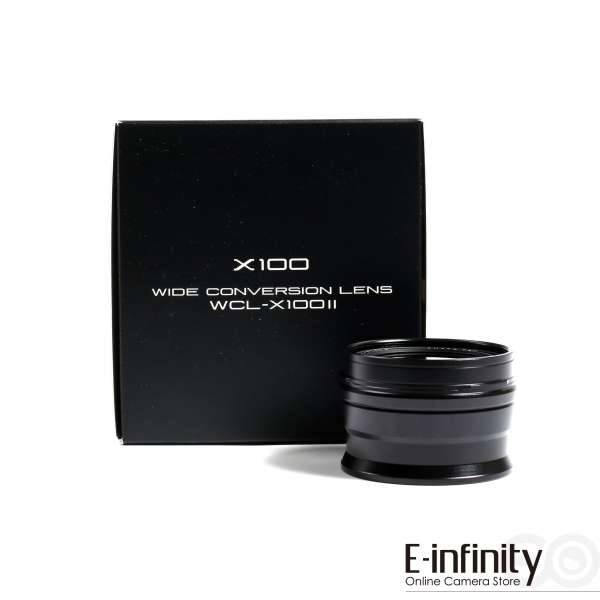 Buy Fujifilm WCL-X100 II Wide Conversion Lens for X100F (Black) - E-Infinity