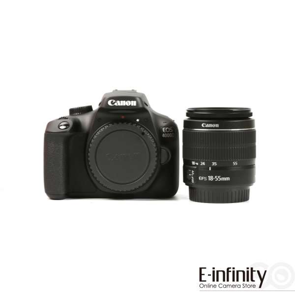 Buy Canon EOS 4000D Digital SLR Camera with EF-S 18-55mm f/3.5-5.6 III ...