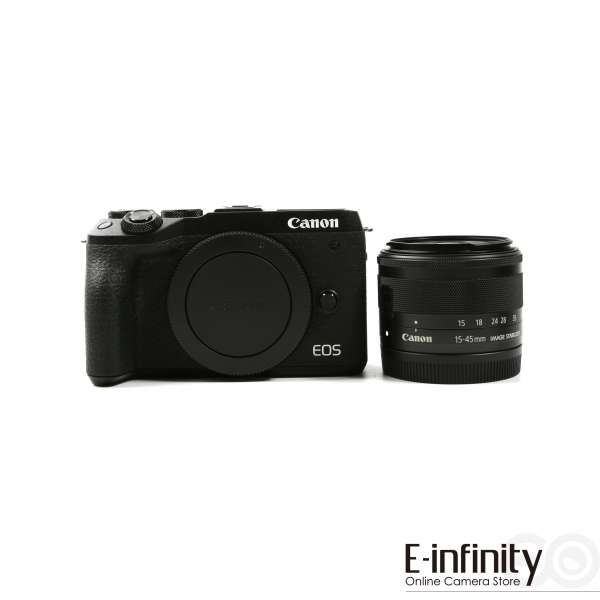 Buy Canon EOS M6 Mark II Kit with EF-M 15-45mm f/3.5-6.3 IS STM Lens ...