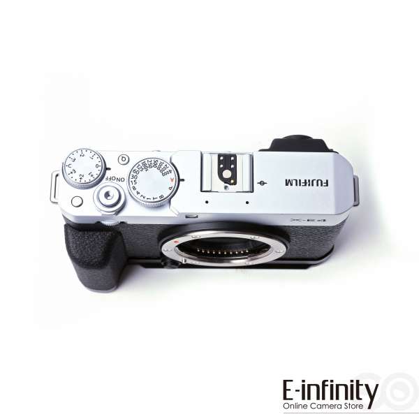 Buy Fujifilm X-E4 Mirrorless Digital Camera with MHG-XE4 and TR-XE4 Kit (Silver) - E-Infinity